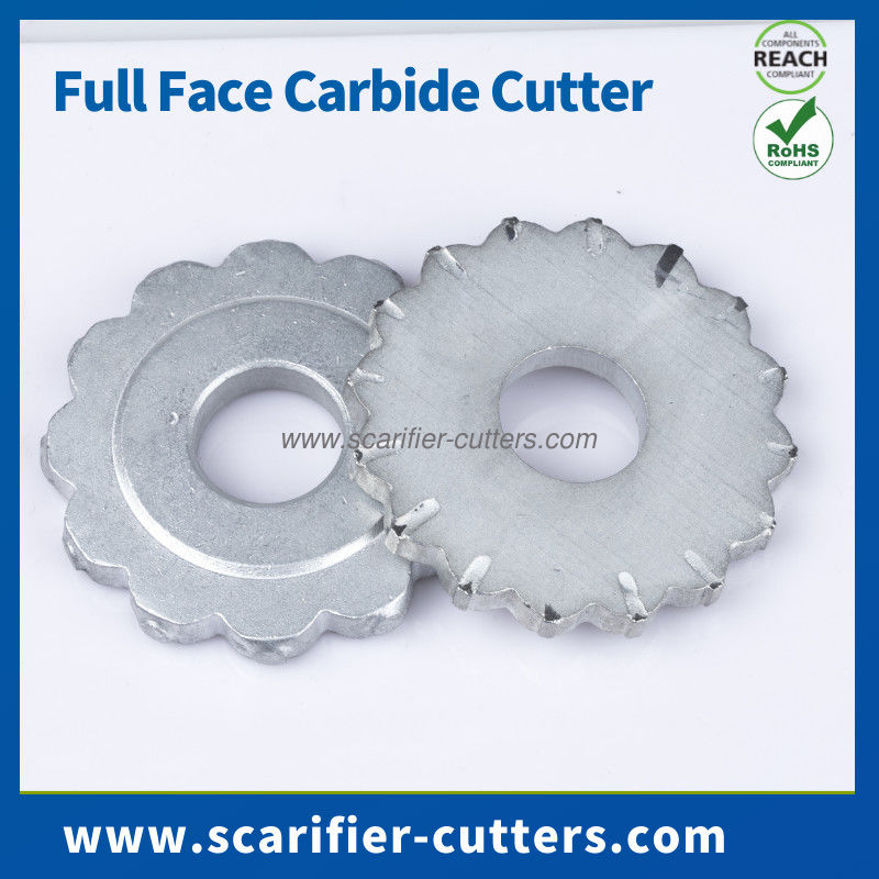 Large 16 Pt Flat Face Carbide Tipped Cutters For Concrete Floor Milling ...