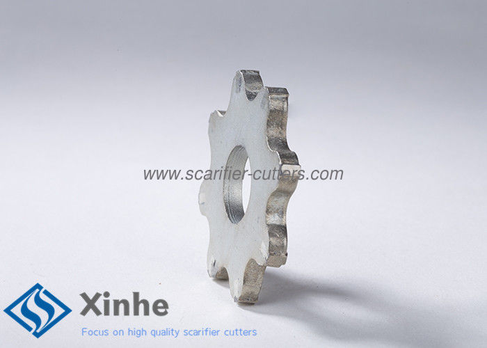 8 Points Milling Scarifiers Cutters , Full Face Tungsten Carbide Tipped ...