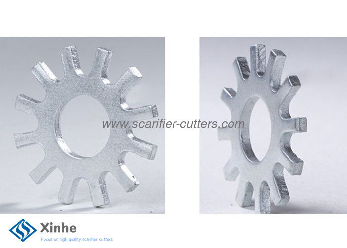 12 Teeth Scarifiers Steel Beam Flail Cutters , Concrete Milling Cutters