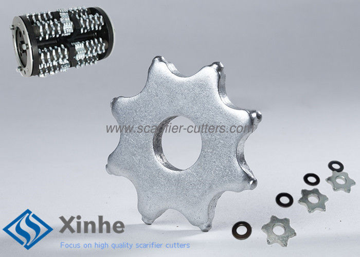 Edco Scarifier Parts, 8 Point Tungsten Carbide Tct Scarifier Cutters ...