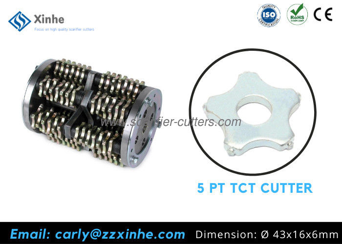 5 Tips / 6 Spike/ 8 Points/ 12pt TCT Tungsten Carbide Scarifier Cutters ...