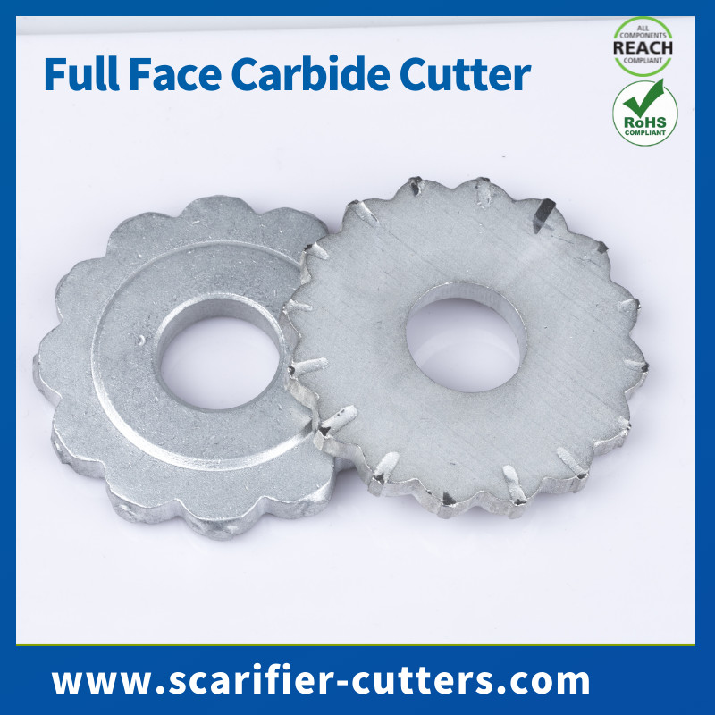 Large 16 Pt Flat Face Carbide Tipped Cutters For Concrete Floor Milling ...