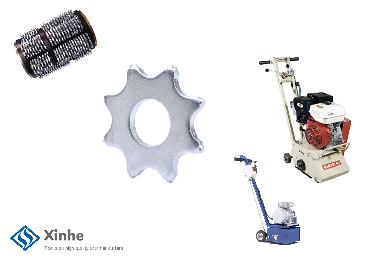 Concrete Milling Scarifier Teeth , Scarifier Milling Cutter 8PT Ø30 x ...