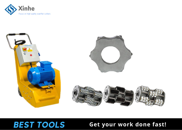 Scarifier Parts Concrete Milling Cutters 6 PT Tungsten For KutRite KR10 ...