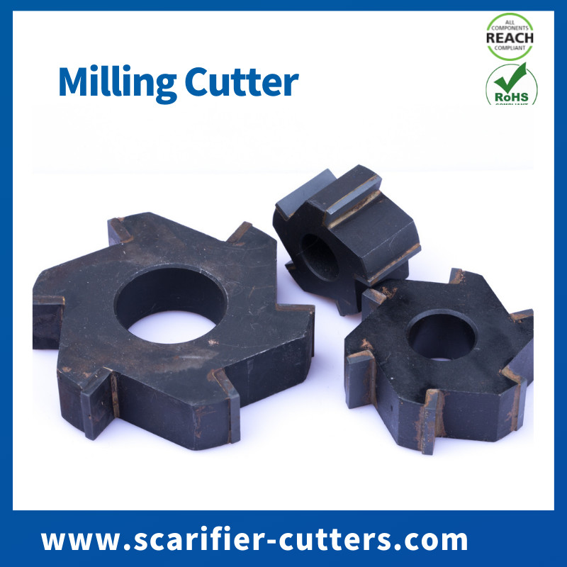 6pt Carbide Milling Spare Cutting Teeth And Drums BEF 320 Multi-Plane ...