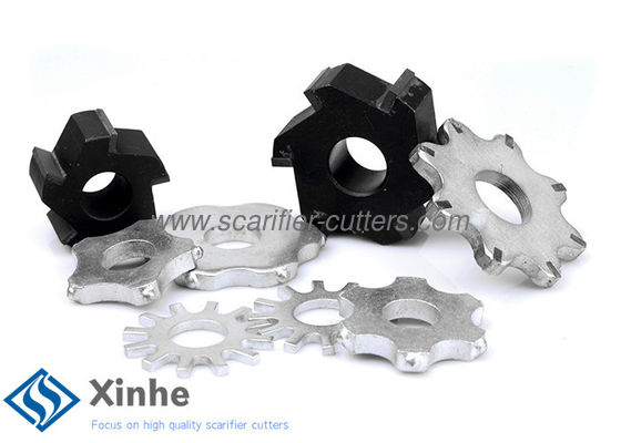 TCT Tungsten Carbide Scarifiers Cutters 8 Points Floor Scarifiers ...