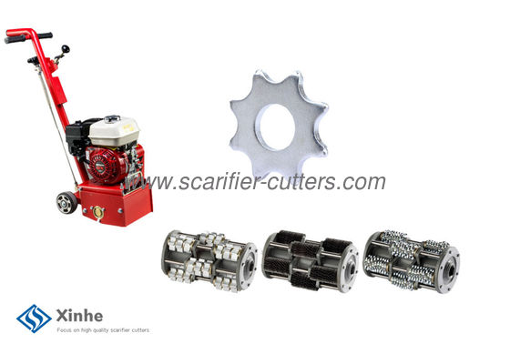 Scarifier Drum Tool Parts 8 Tips TCT Cutters For Traffic Line Remover ...