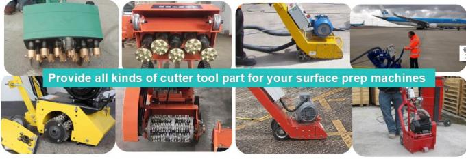 8 Points Milling Scarifiers Cutters , Full Face Tungsten Carbide Tipped ...